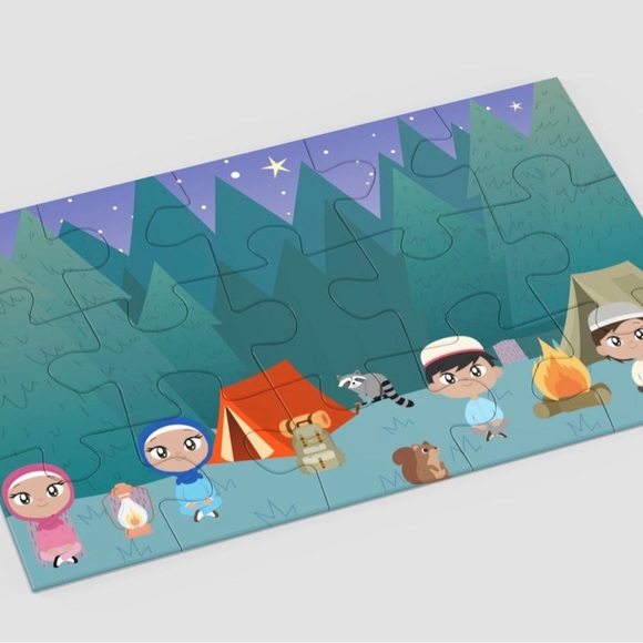 Toys | Muslim Kids Camping Puzzleislamic Kidsislamic Activity | Poshmark